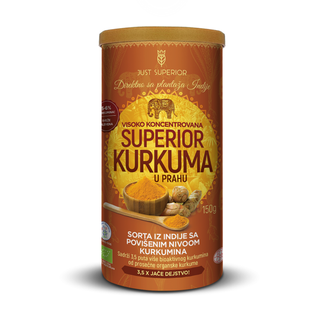 Organska Kurkuma (5-6% kurkumina) Just Superior - 150g - Just Organic